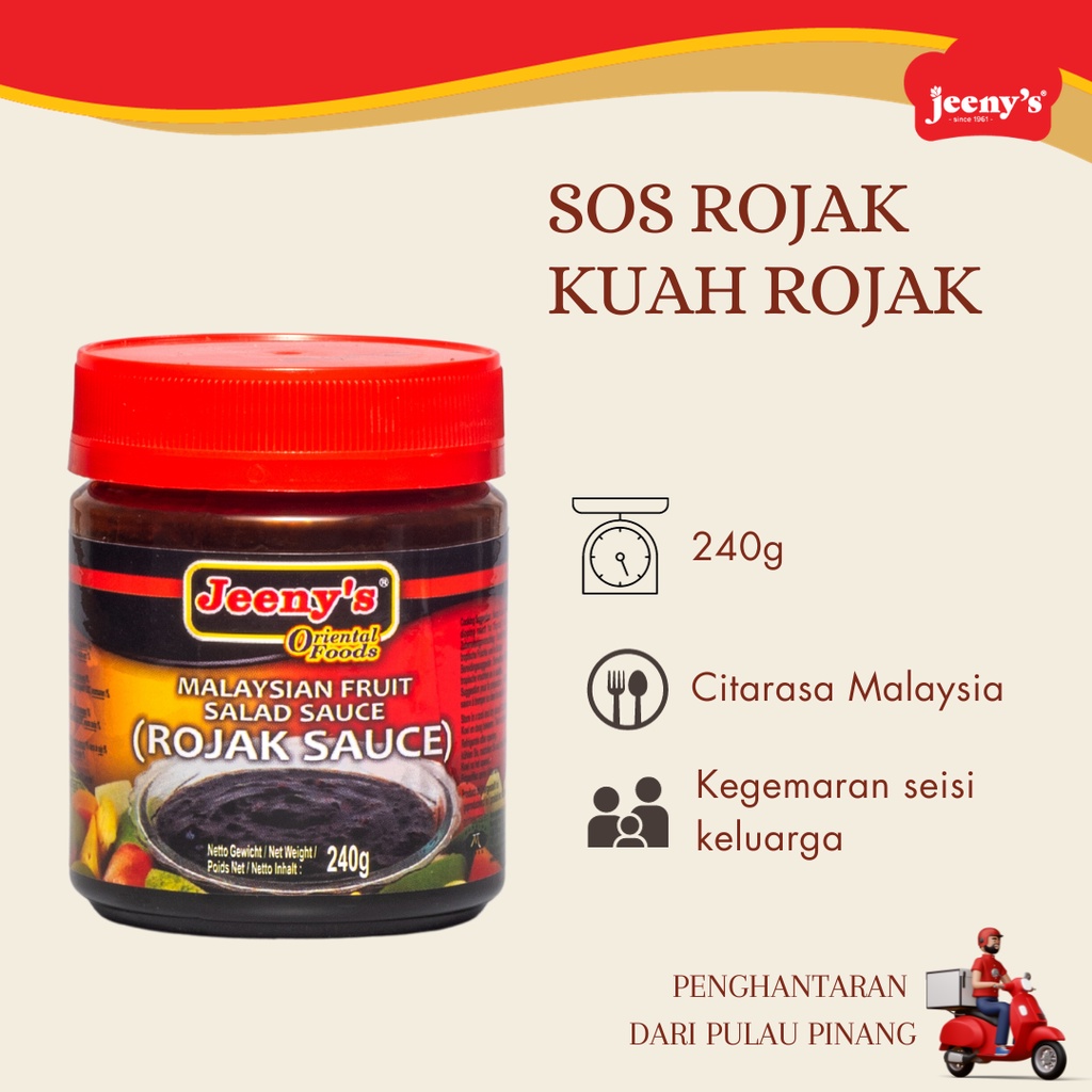 Kuah Rojak Sauce Halal Kuah Rojak Buah Cooking Food Malaysian Fruit ...